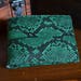 MA Leather Genuine Python Snake Green Matte Back Wallet - Etsy
