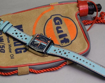 Gulf Racing Watch Strap | Etsy