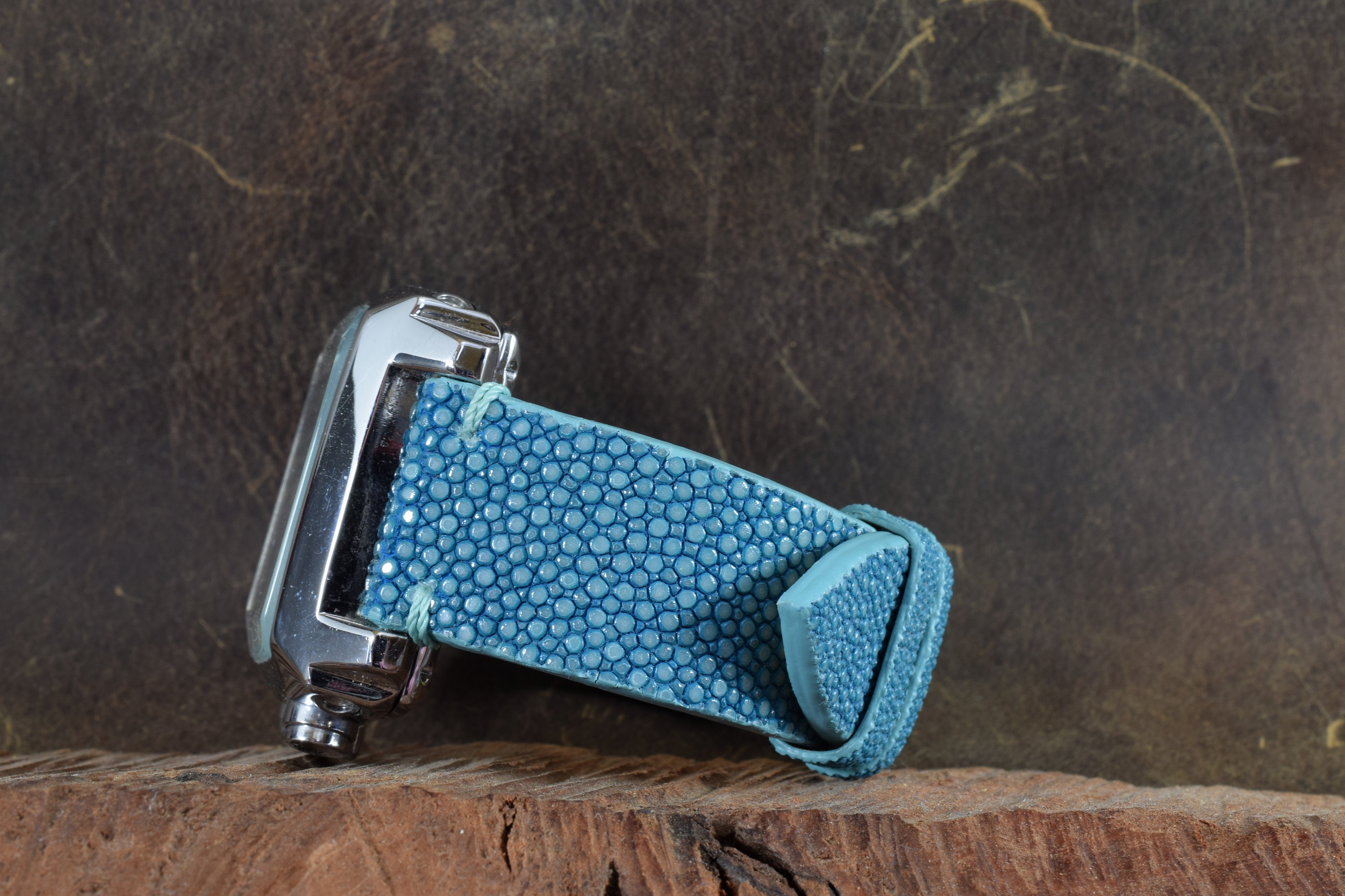 Turquoise Stingray Skin Watch Strap 22 20 18 Mm, Handmade in Spain - Etsy