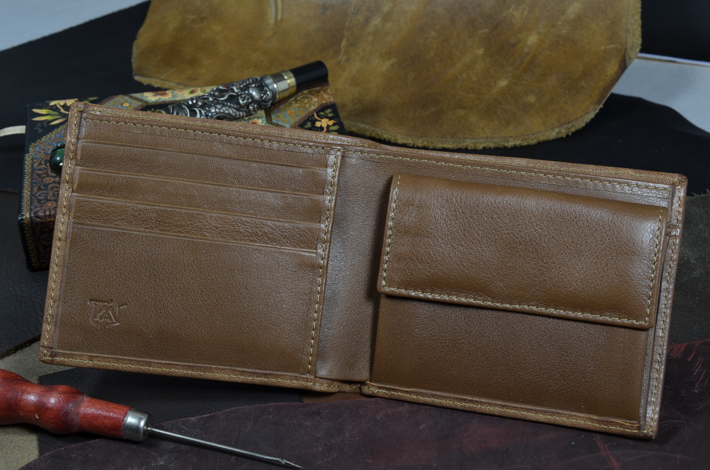 MA Leather Genuine Calf Leather Roma Calf Box Brown Nr. 15 - Etsy UK