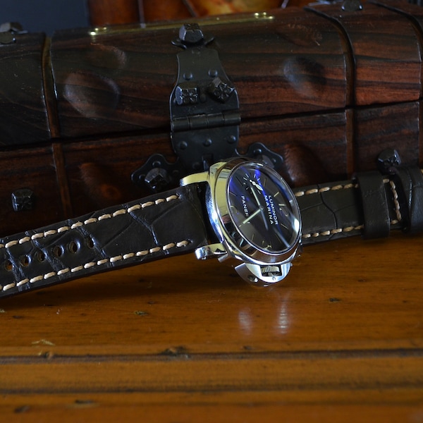 Alligator Skin Watch Strap - Etsy