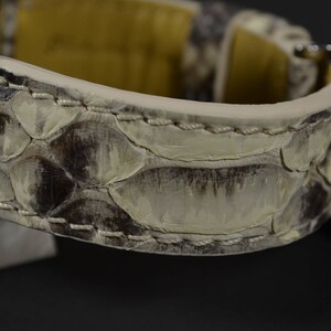 MA Watch Strap 26 24 22 Mm Genuine Python Snake Skin White - Etsy