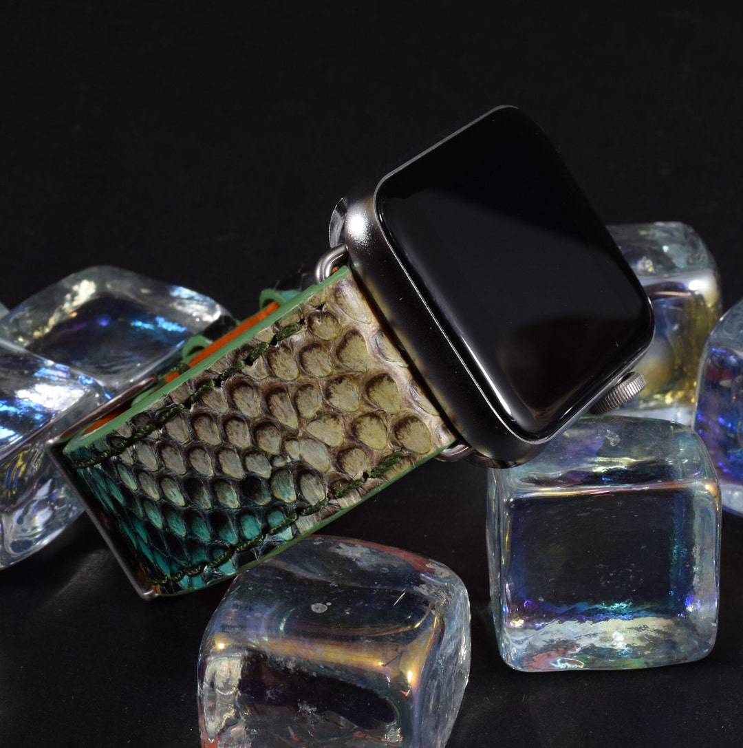 Bracelet de montre MA pour Apple Iwatch Serie 1 7 Véritable peau ...