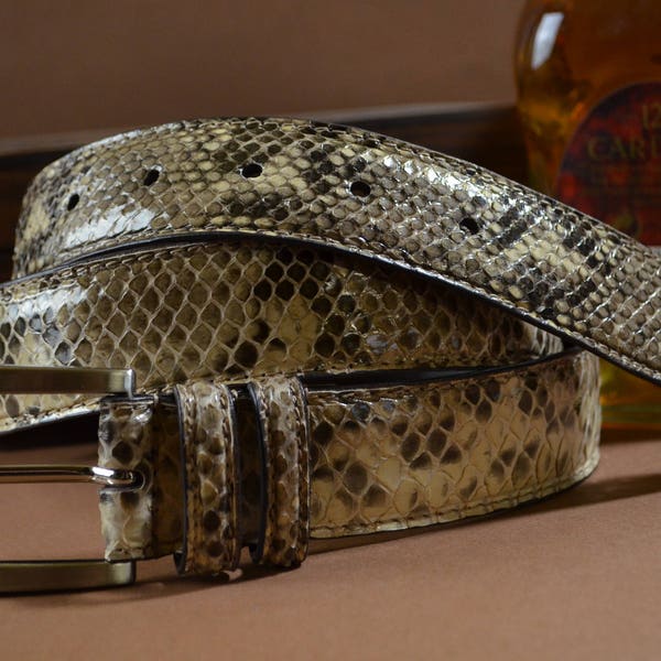 Snake Skin Belt - Etsy