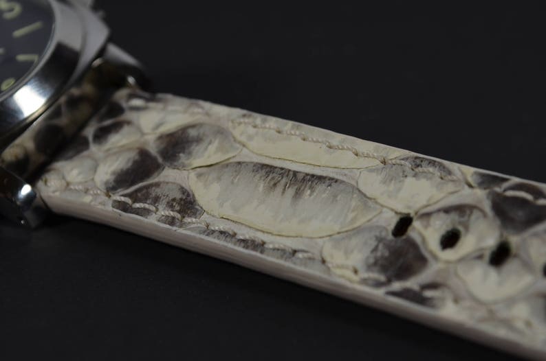 MA Watch Strap 26 24 22 Mm Genuine Python Snake Skin Leather | Etsy