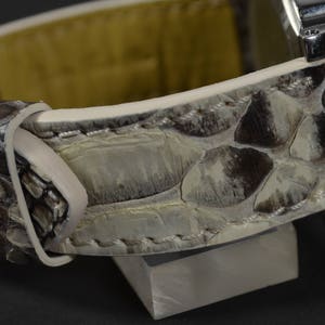 MA Watch Strap 26 24 22 Mm Genuine Python Snake Skin White - Etsy