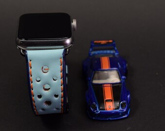 Gulf Racing Watch Strap | Etsy