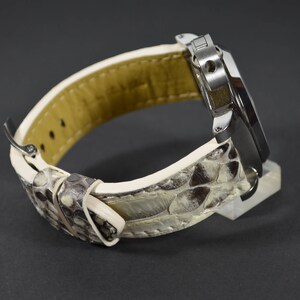 MA Watch Strap 26 24 22 Mm Genuine Python Snake Skin White - Etsy