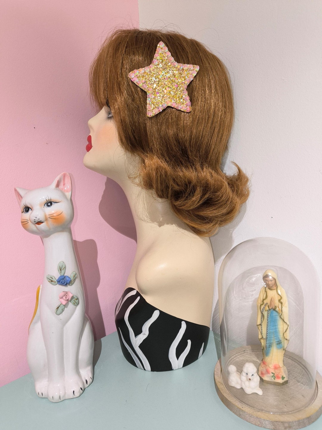 Fascinator Moon and Stars Woman Handmade - Etsy