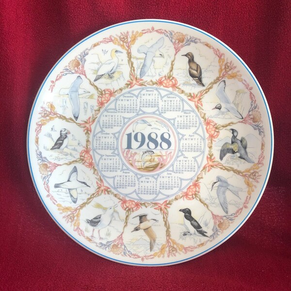 Calendar Plate - Etsy