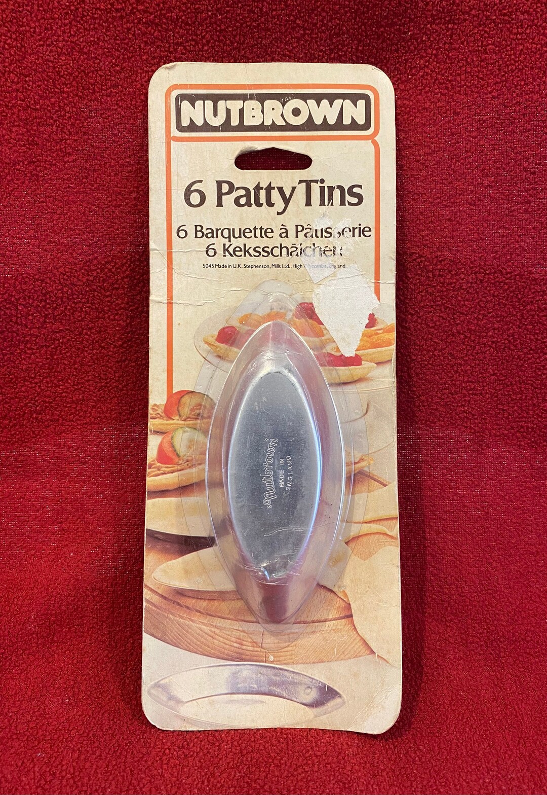 Nutbrown Patty Tins, Barquette a Patisserie, Keksschaichen. Oval, Boat ...