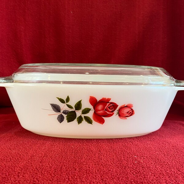 Rose Pyrex - Etsy