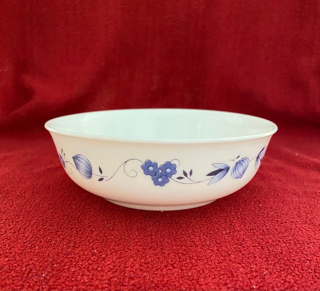 Arcopal France Blue Onion Cereal Bowls. Made in France. 1980's - Etsy