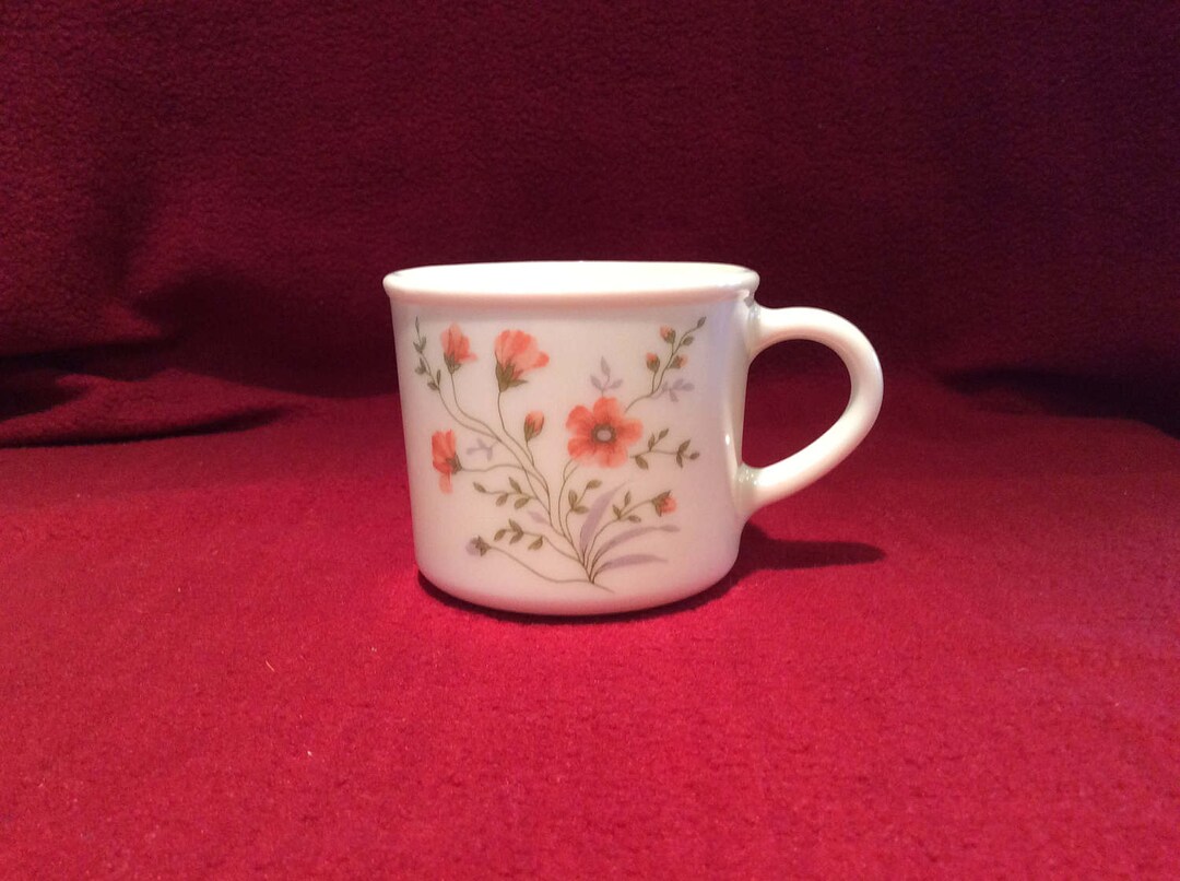 Pyrex Emily Spring Garden Coffee Cup Circa 1980 - Etsy