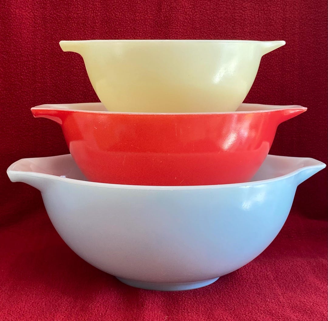 Pyrex JAJ Carnival Cinderella Mixing Bowl Set Version 2, 1 Pint #441 S ...