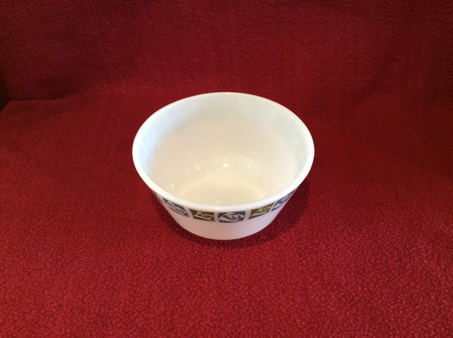 Pyrex JAJ Checkers Sugar Bowl - Etsy