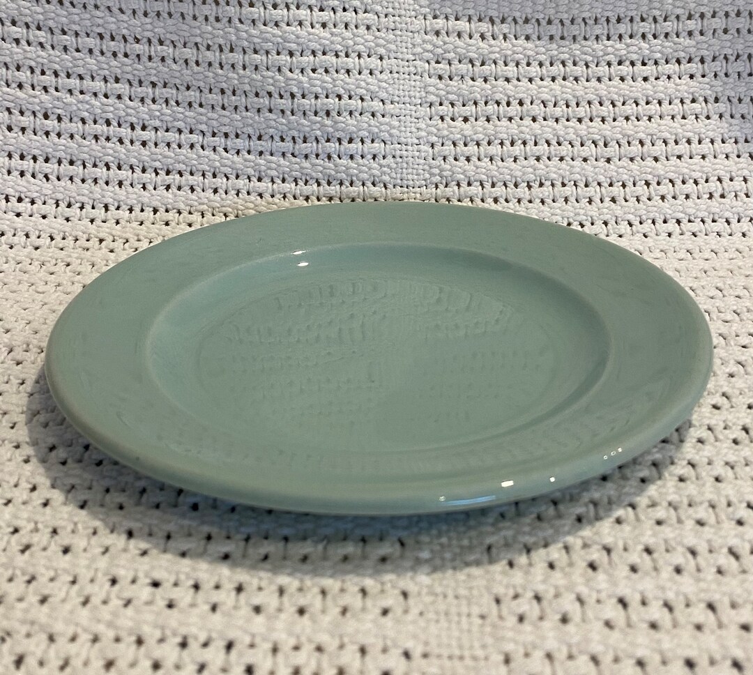 Wood & Sons Hotel Ware England Green Ceramic Tea Plate. #362. 15cm Dia ...