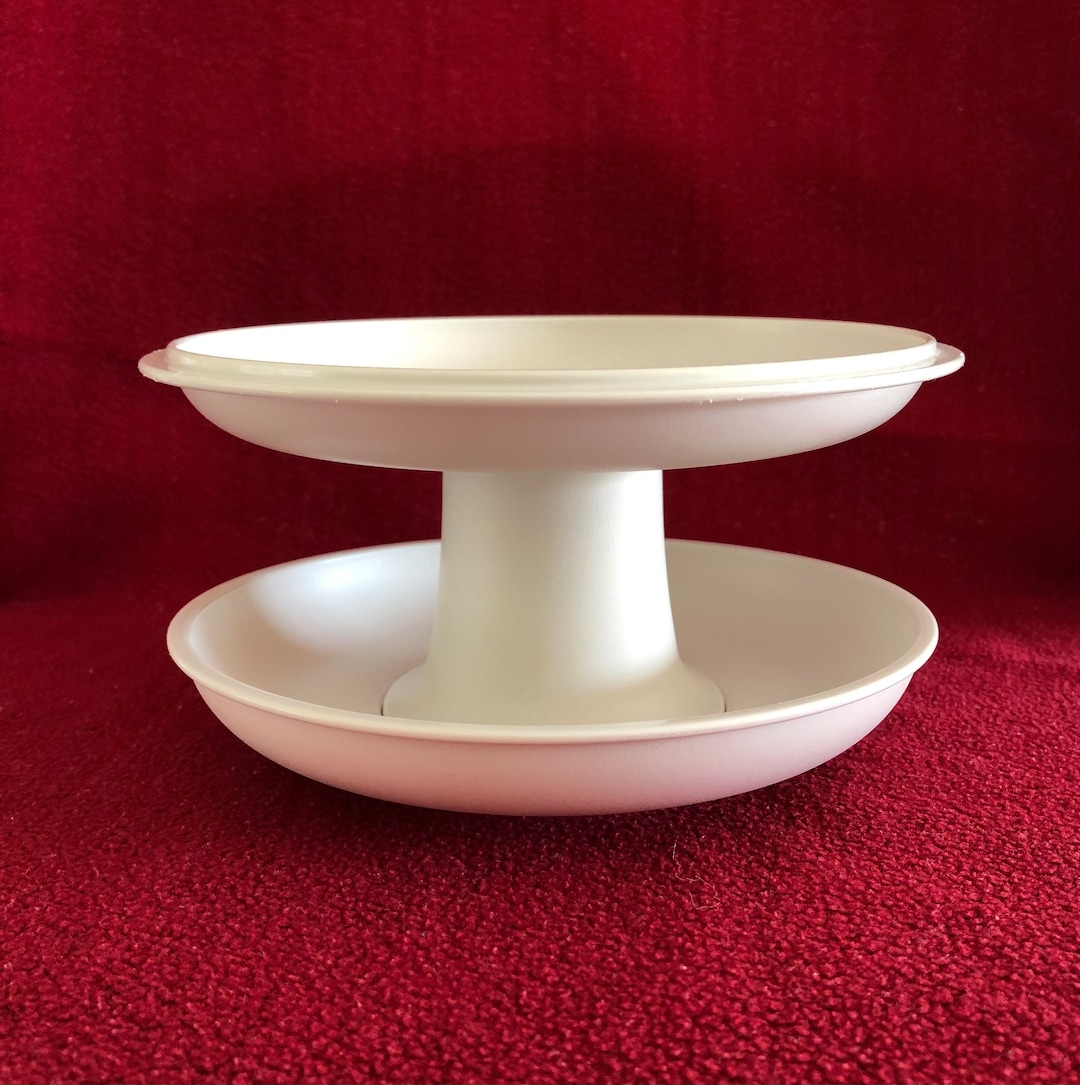 Tupperware Mini Serve It All Pedestal Set. Serving 2 Tiered Serving ...