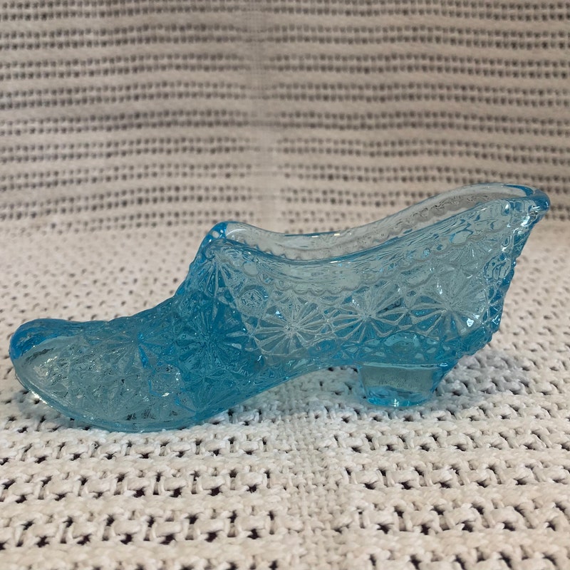Rare Fenton Glass Shoes - Etsy