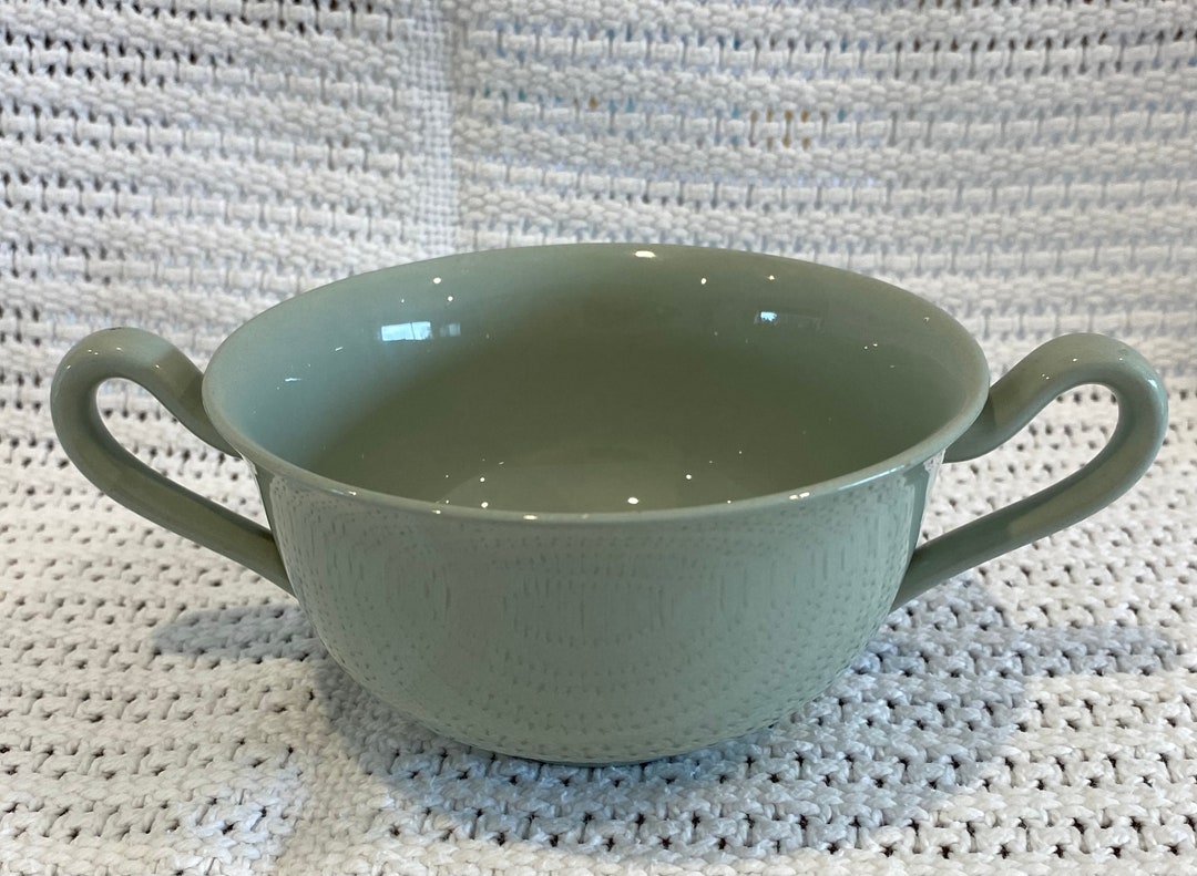 Vintage Spode Flemish Green Soup Bowl, England, 1940s - Etsy