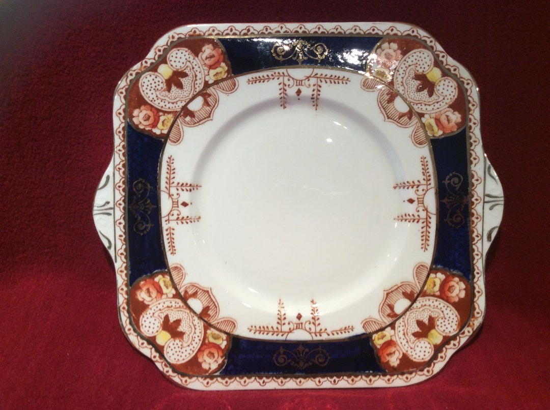Royal Vale H.J.C. Longton Cake or Bread Plate Pattern No. 3705 Circa ...