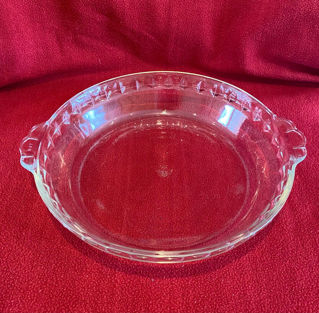 Pyrex JAJ Clear Glass Round Fluted Pie, Flan, Quiche Dish. - Etsy