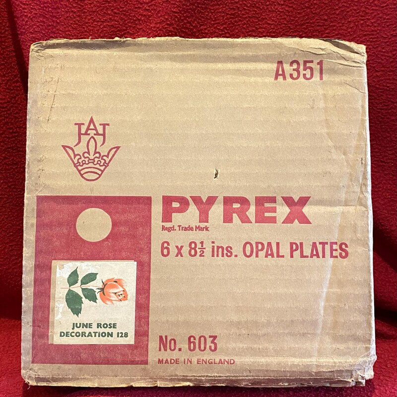 Rose Pyrex - Etsy
