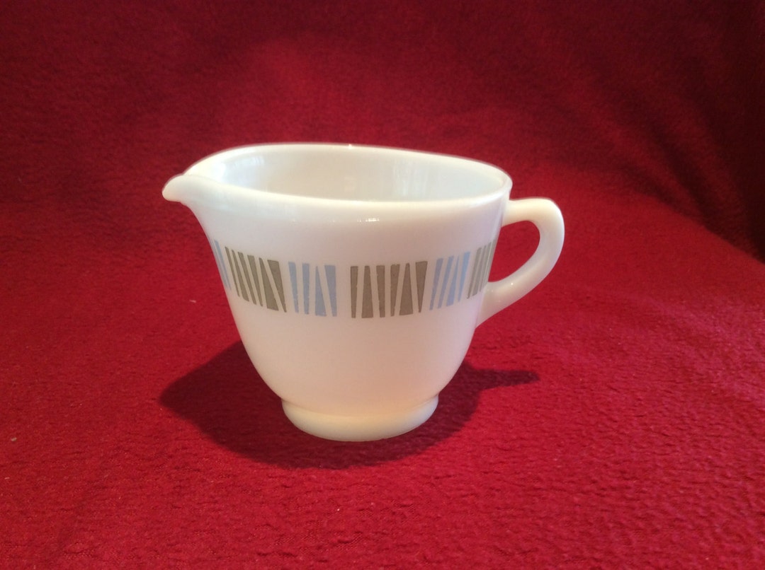 Pyrex JAJ Matchmaker Milk Jug - Etsy