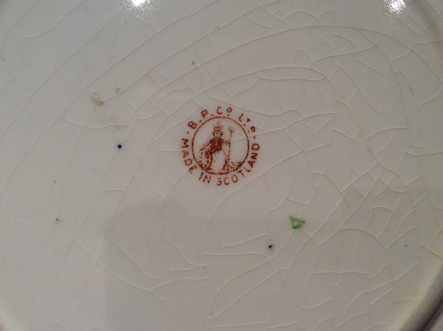 Britannia Pottery B P Co Ltd Dinner Plate 9 7/8" - Etsy