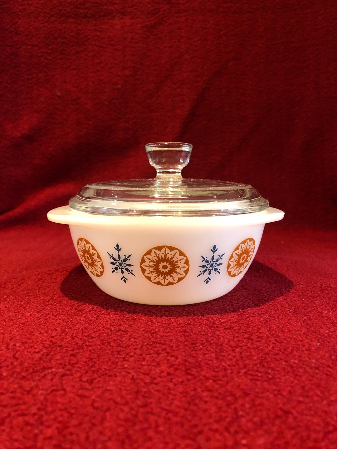 Pyrex JAJ Morning Star 8oz Pixie Casserole Dish #501 #080 Circa 1960 - Etsy