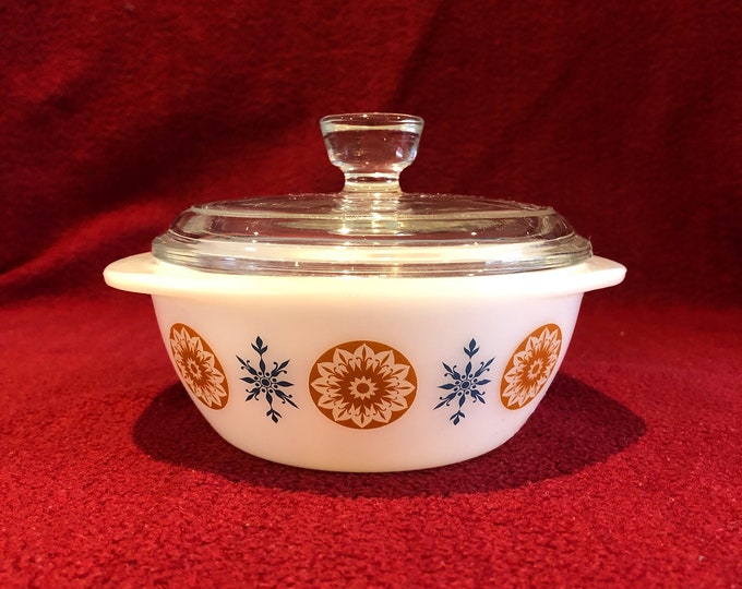 Pyrex JAJ Morning Star 8oz Pixie Casserole Dish #501 #080 Circa 1960 - Etsy