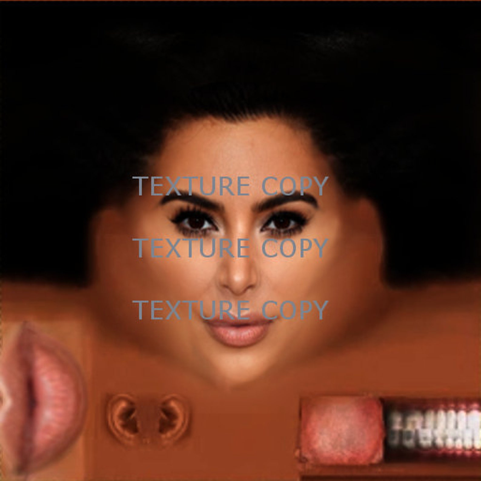 Imvu Realistic Head Texture kim Kardashian - Etsy