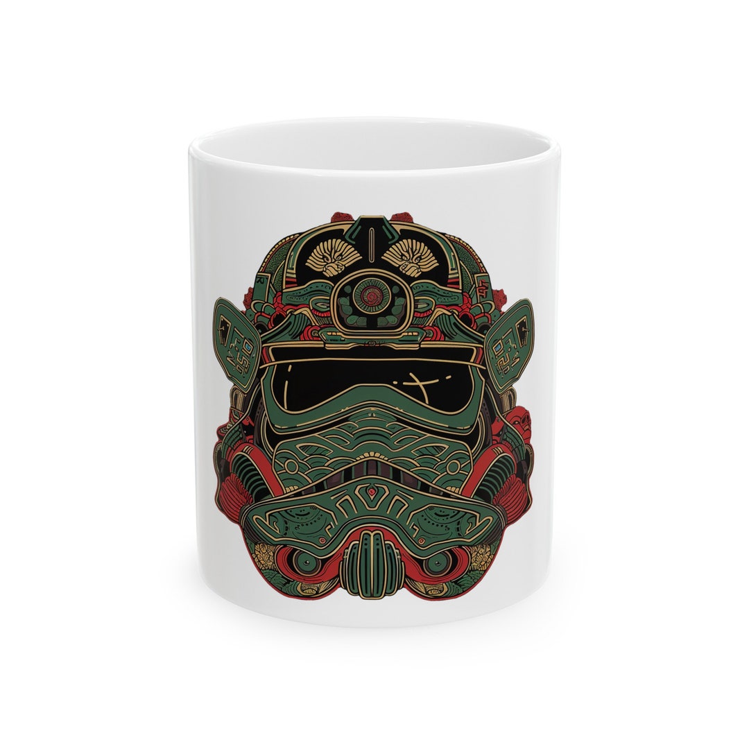 Star Wars Stormtrooper Samurai Helmet Coffee Mug Star Wars Stormtrooper ...