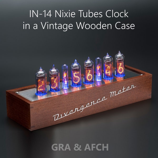 Wooden Case Nixie Clock - Etsy