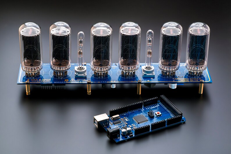 IN-18 Arduino Shield Nixie Tubes Clock NCS318 With Columns - Etsy