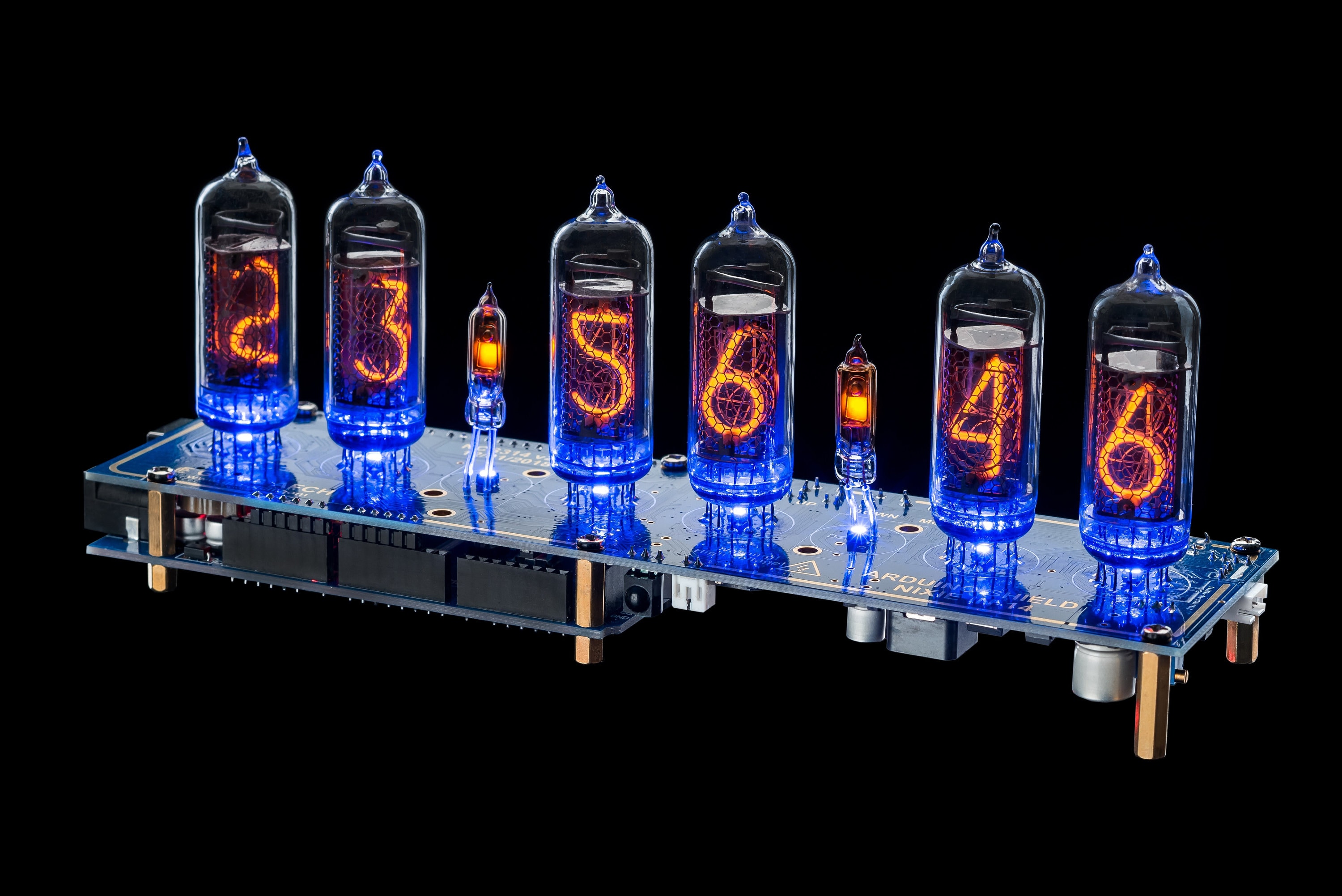 Nixie Clock on IN-14 Tubes With Shield NCS314 V2.2 With Arduino uno or ...