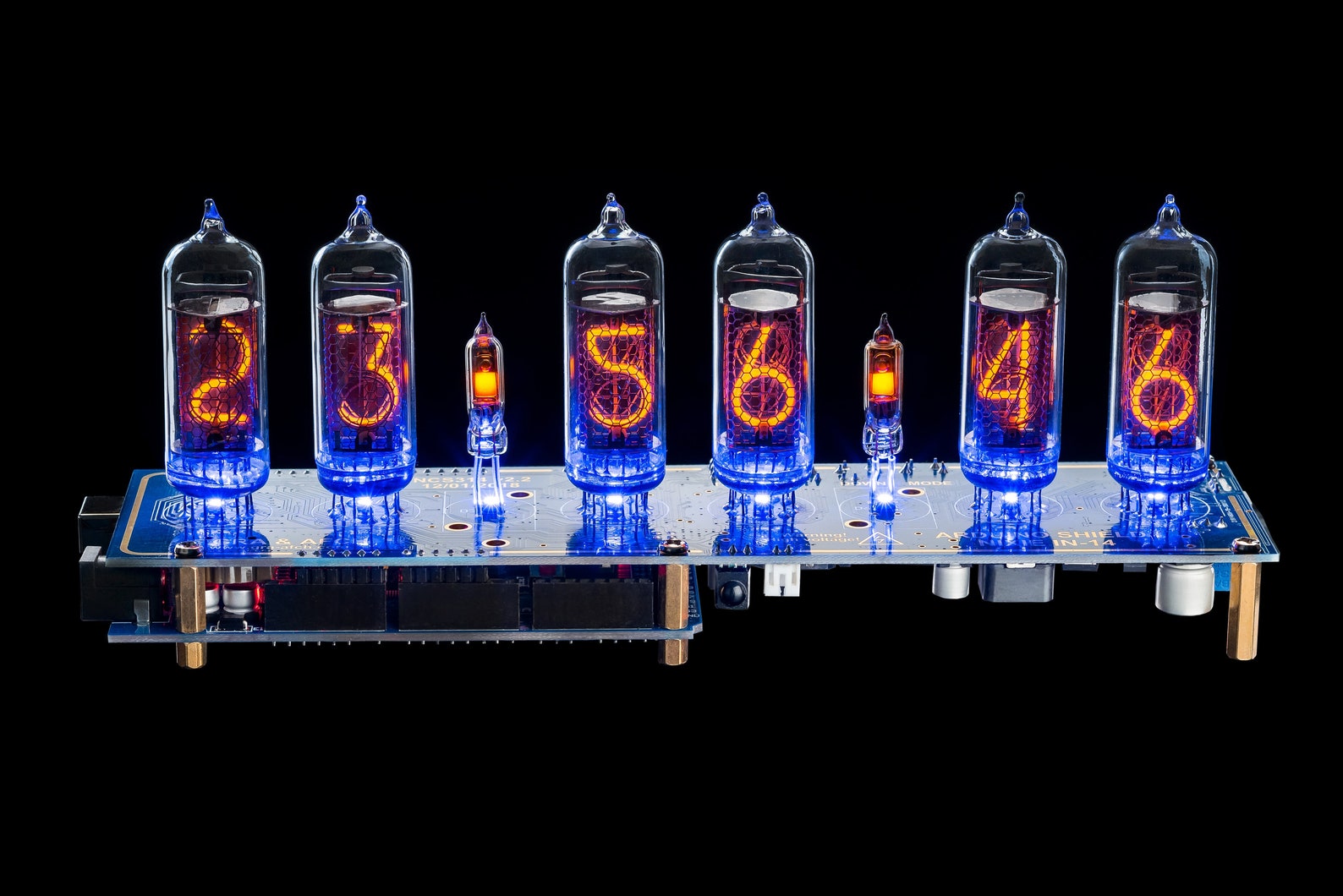 Nixie Clock on IN-14 Tubes With Shield NCS314 V2.2 With Arduino uno or ...