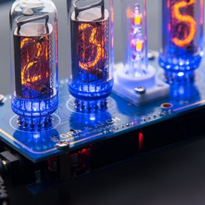 Nixie Tubes Clock IN-14 Arduino Shield arduino GPS Temp. - Etsy