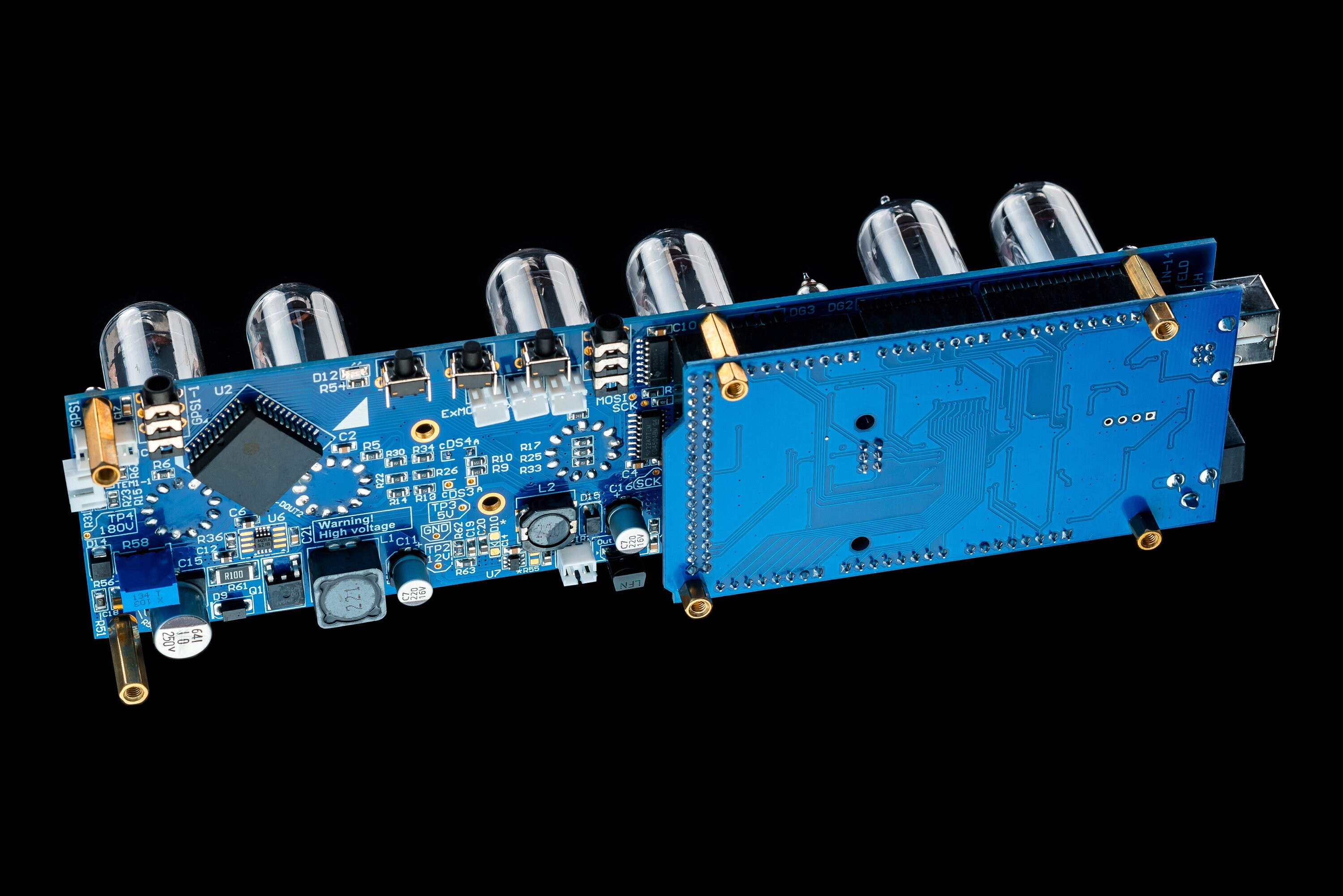 Nixie Clock on IN-14 Tubes With Shield NCS314 V2.2 With Arduino uno or ...