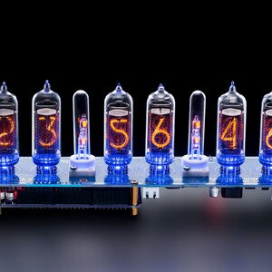 Nixie Tubes Clock IN-14 Arduino Shield arduino GPS Temp. - Etsy