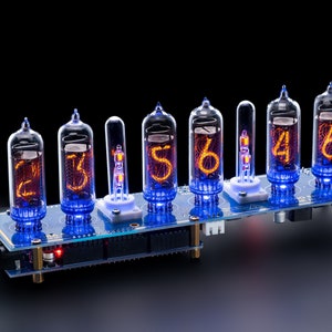 Nixie Tubes Clock IN-14 Arduino Shield arduino GPS Temp. - Etsy
