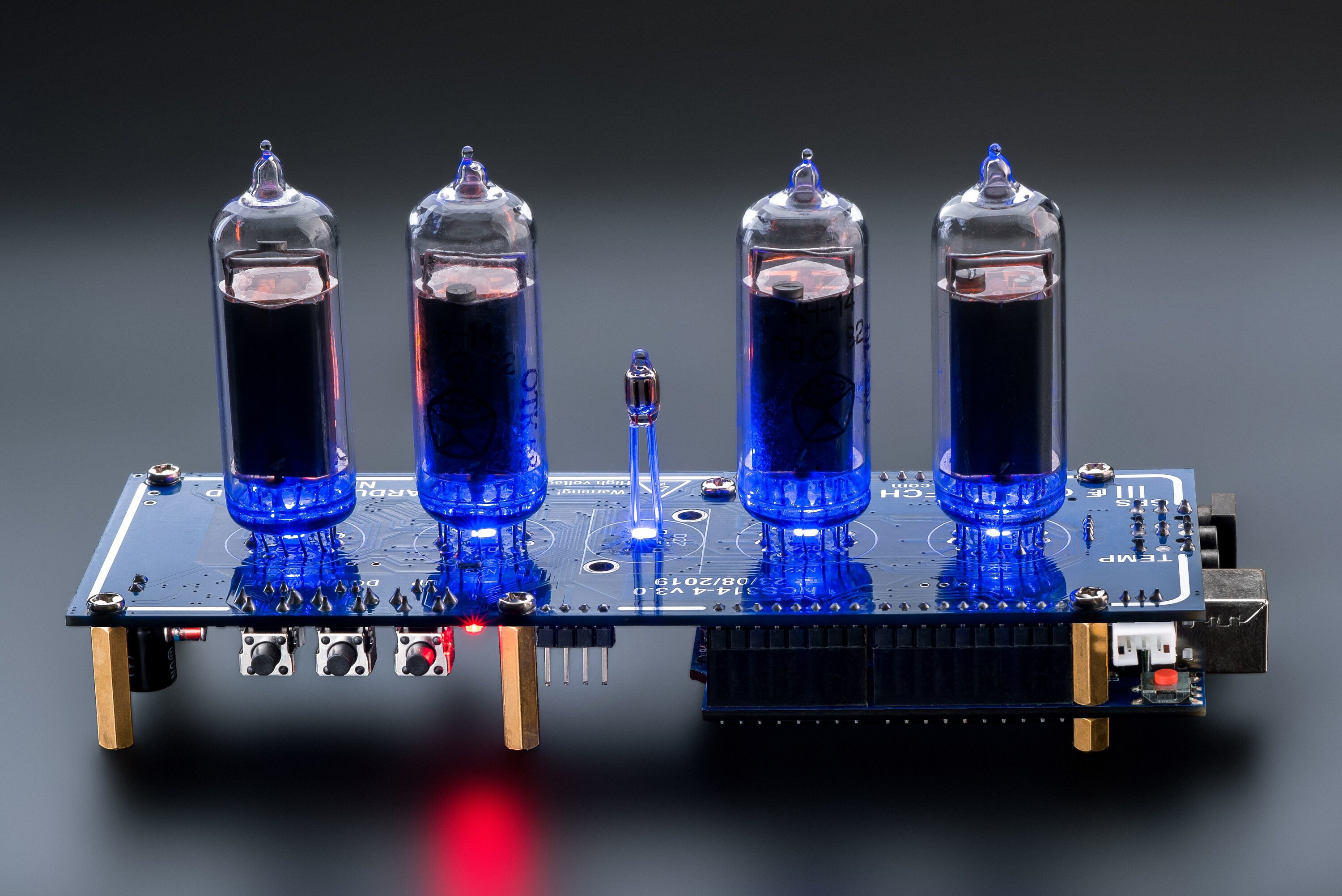 Nixie Tubes Clock IN-14 Arduino Shield column Sockets - Etsy