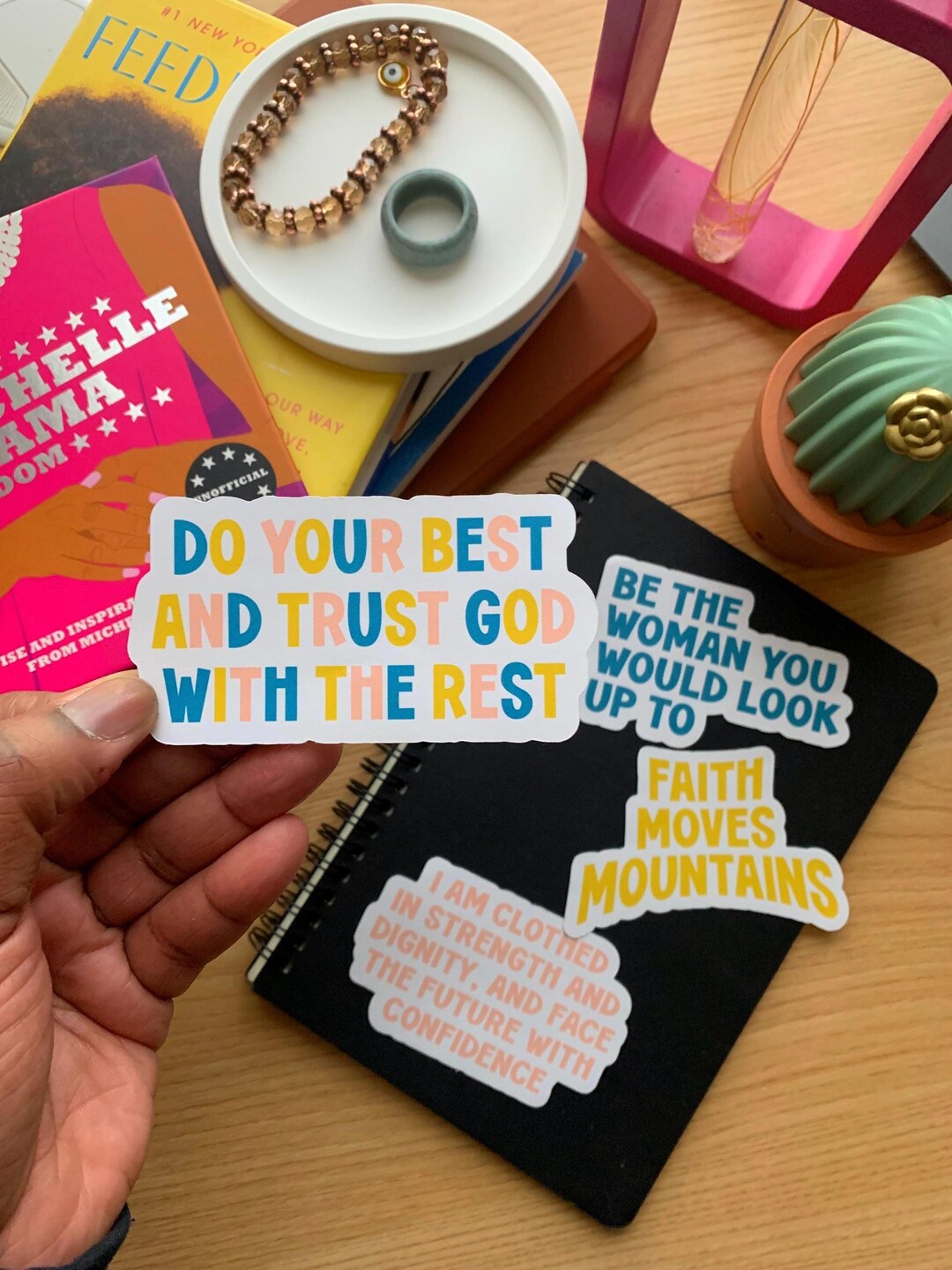 Godfidence Die-cut Sticker Pack | Affirmation Stickers | Positive Vibes ...