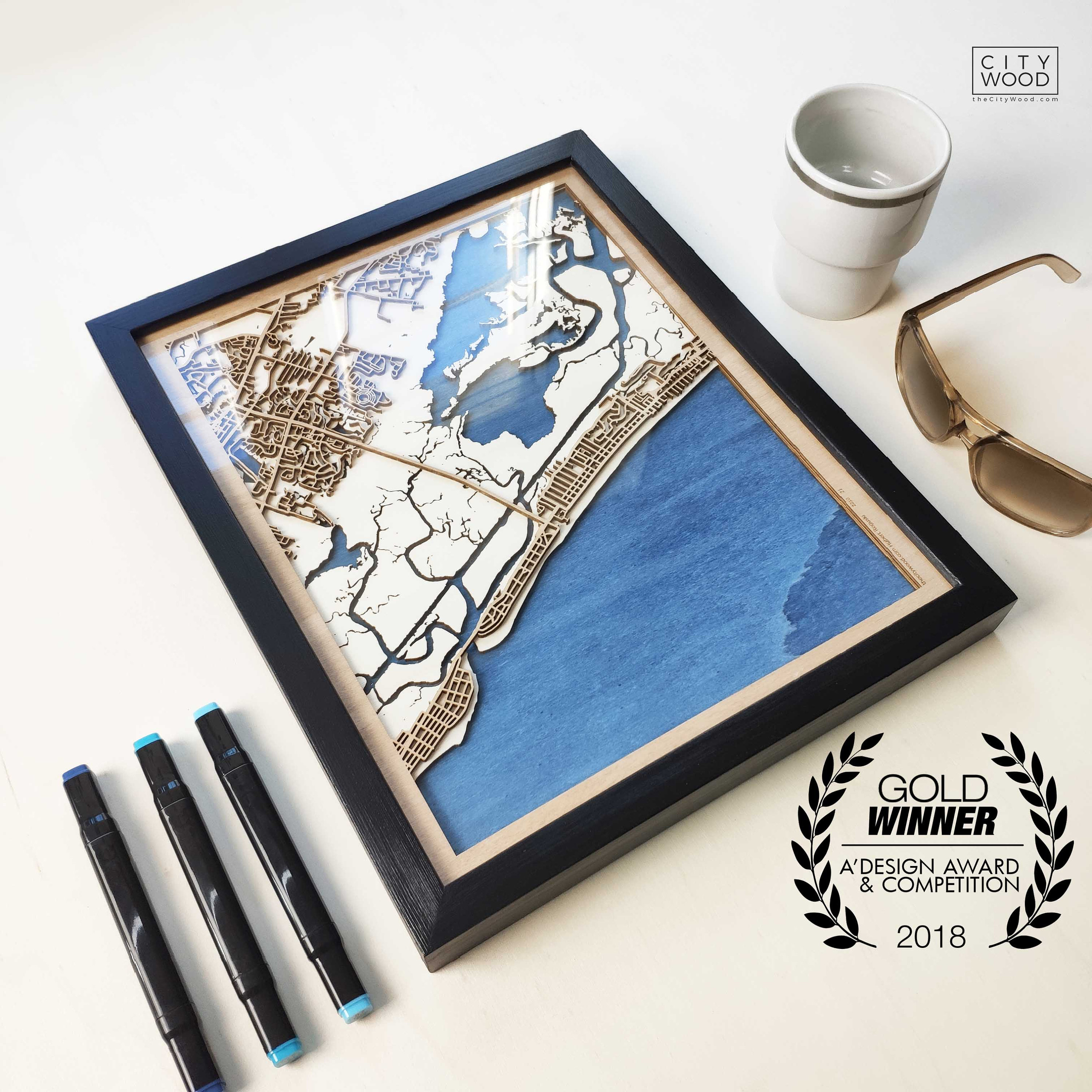 Custom Laser Cut Wood Map – Anniversary Gift, City Streets Art - Etsy
