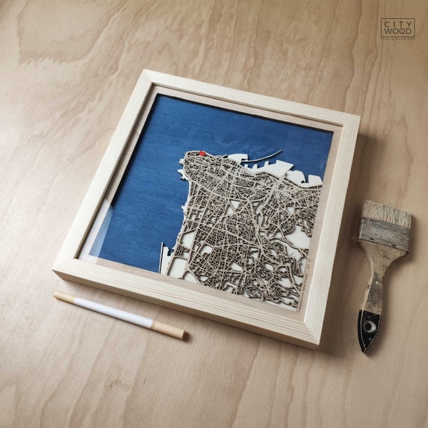 Wooden Map of Lebanon - Etsy