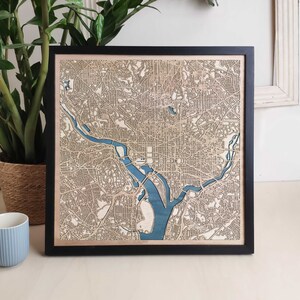 Washington Custom Wood Map - Personalized Art Gift - Etsy