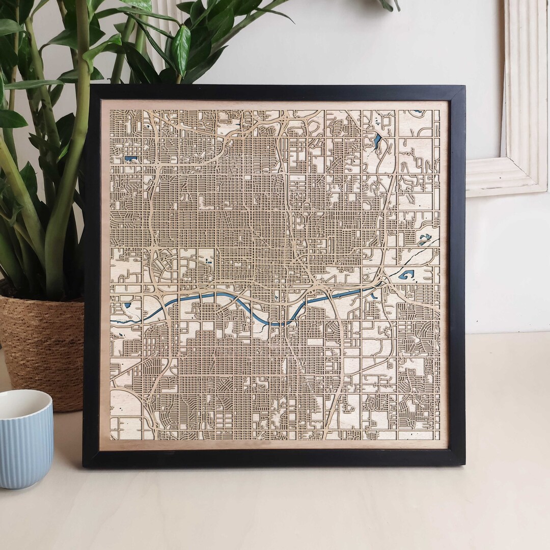Oklahoma Custom Wood Map - Personalized Art Gift - Etsy
