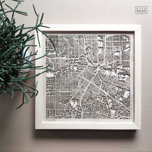 3d Map of Houston - Etsy