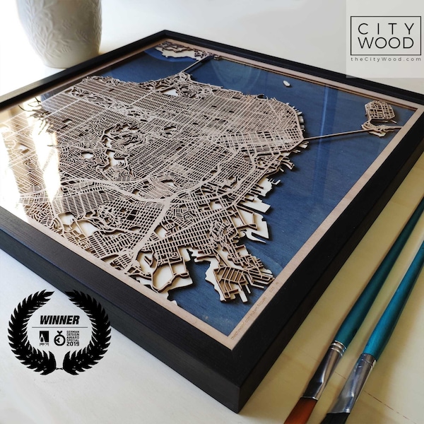 Wooden Map - Etsy