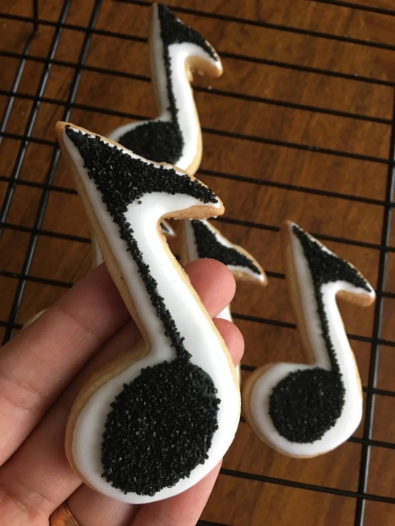 Royal Icing Cookies, Musical Cookies, Music Icing Cookies, Note Cookies ...